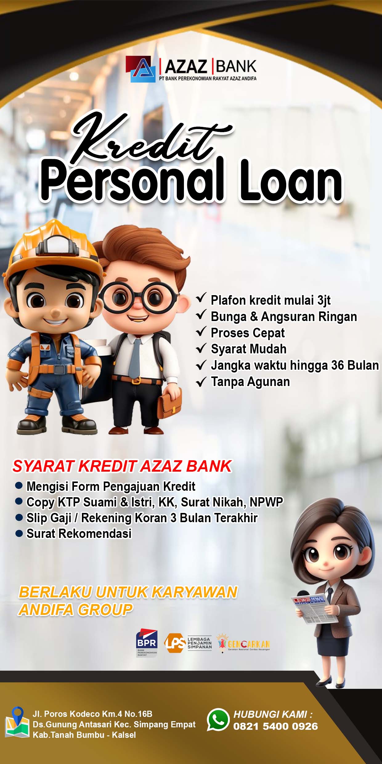 Kredit Personal Loan - Azaz Bank